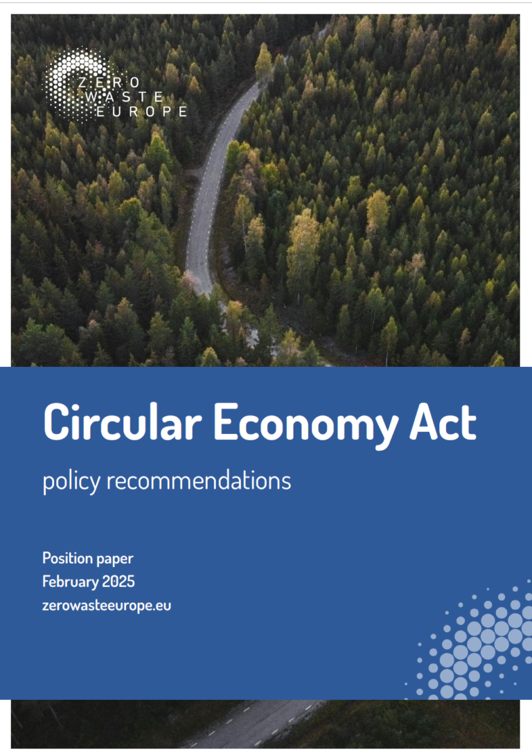 Circular Economy Act policy recommendations - Zero Waste Europe